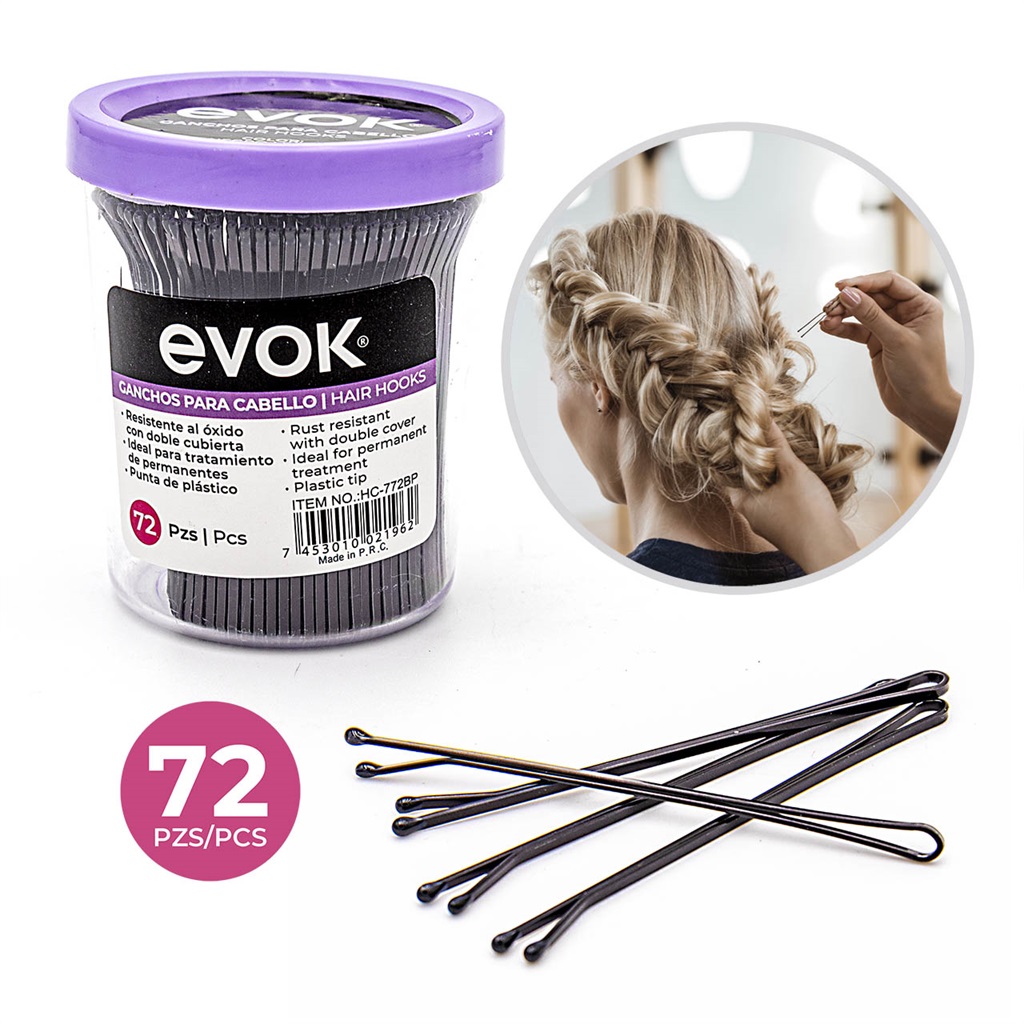 PINCHOS P/CABELLO BLACK ENVASE DE 12 X 72 pz | IBD PROFESSIONAL